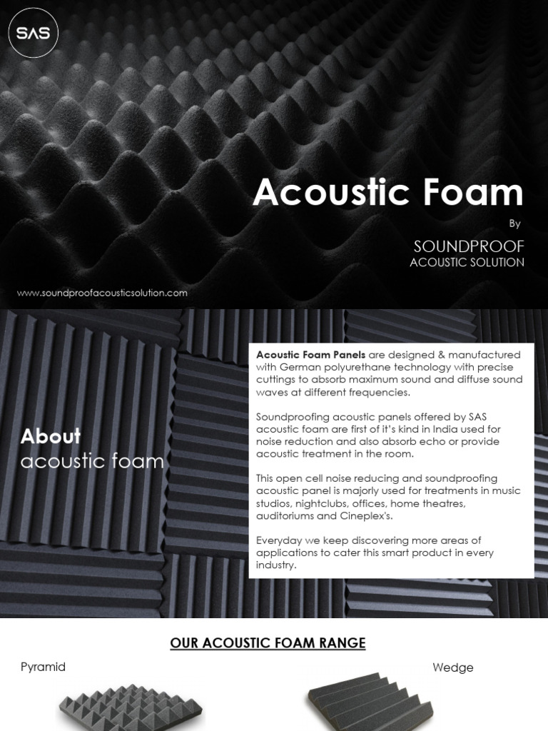 Acoustic Pyramid Foam Sheet | PDF