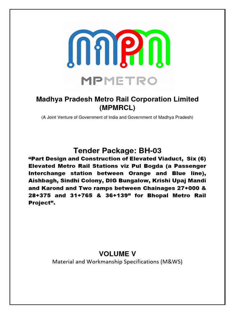 Bh03 Vol V Mw Specification Pdf