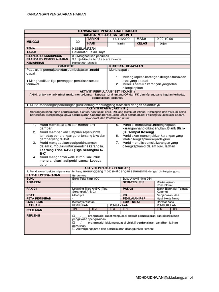 RPH 2022 Minggu 32 (Pencerapan) | PDF
