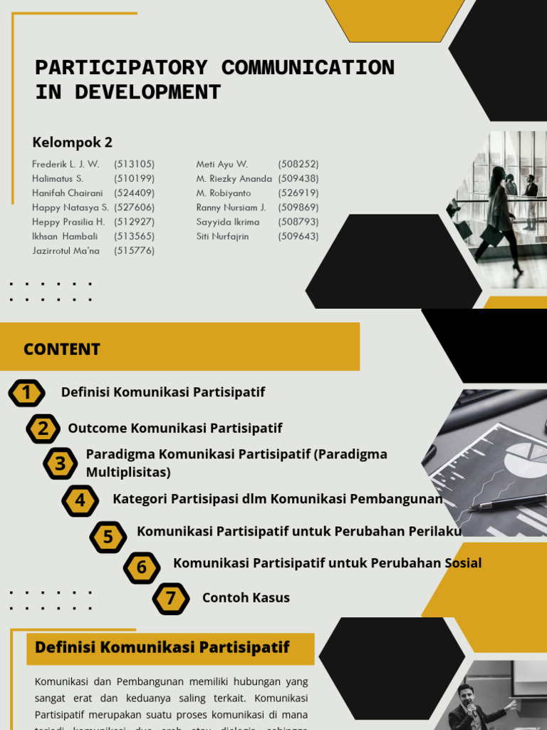 Participatory Communication in Development | PDF