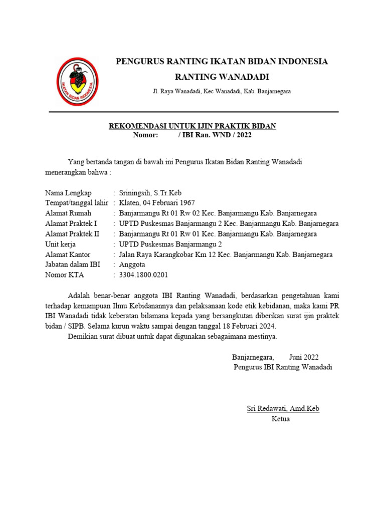 Rekom Ibi Ranting Bu Ning | PDF