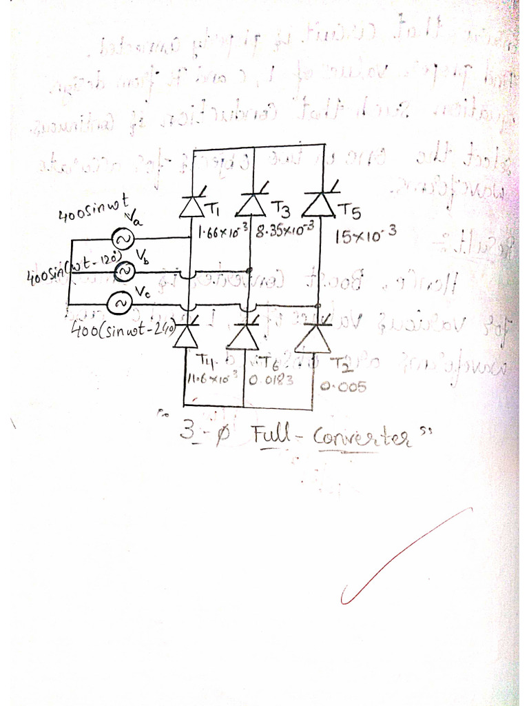 Simulation of 3-Phase Full Converter Using R-Load | PDF