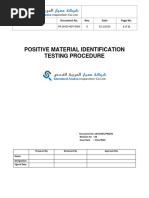 Standard Inspection Procedure For Positive Material Indentification ...