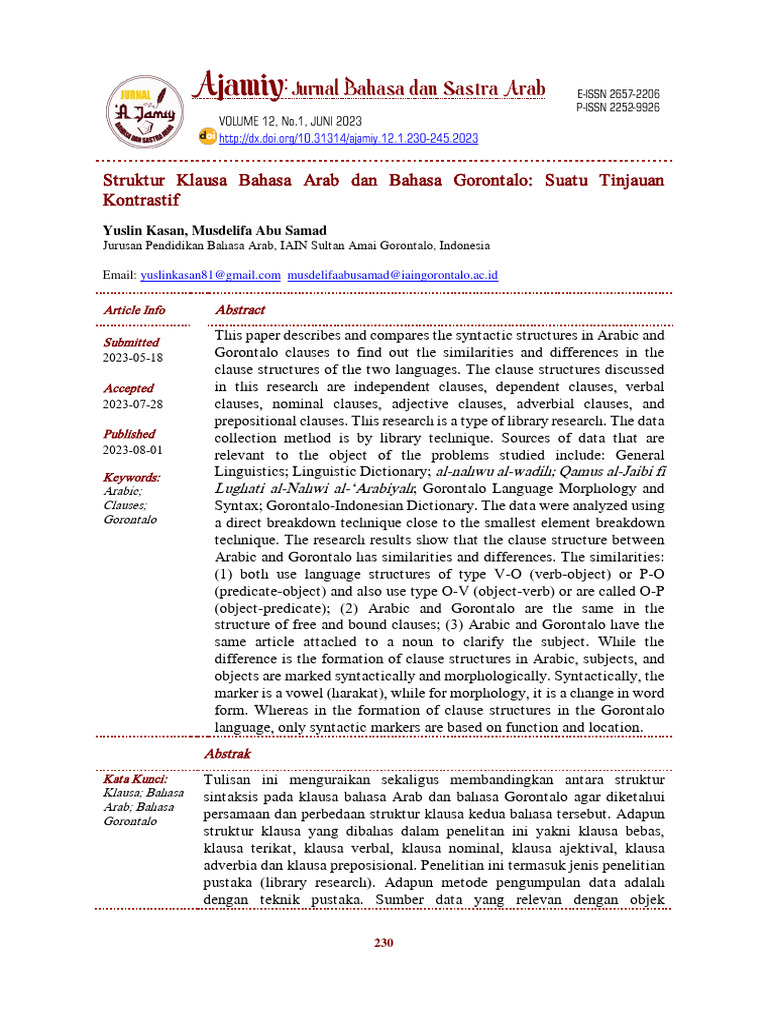 Ustadzah Yuslin&musdalifah | PDF