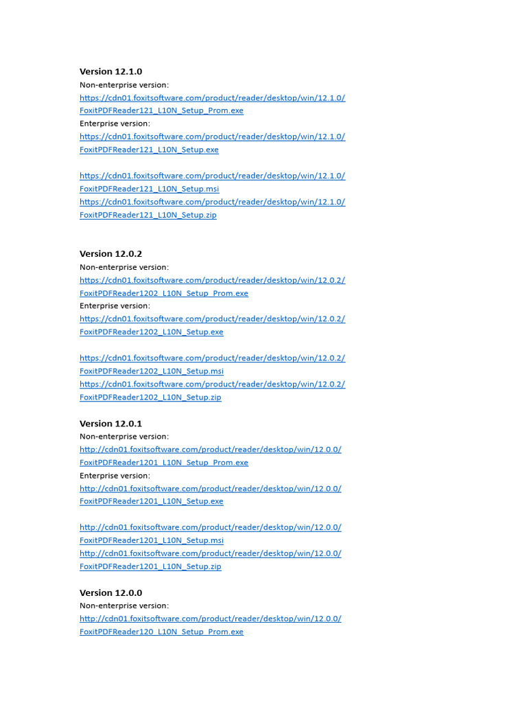 Foxit Reader Download Links Pdf