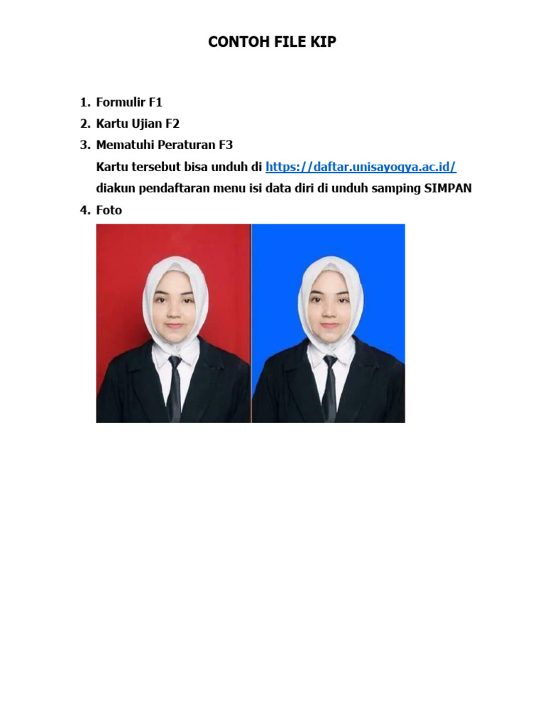 Contoh File KIP-1 | PDF