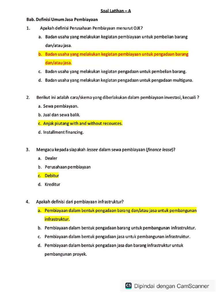 Contoh Soal SPPI 2023 | PDF
