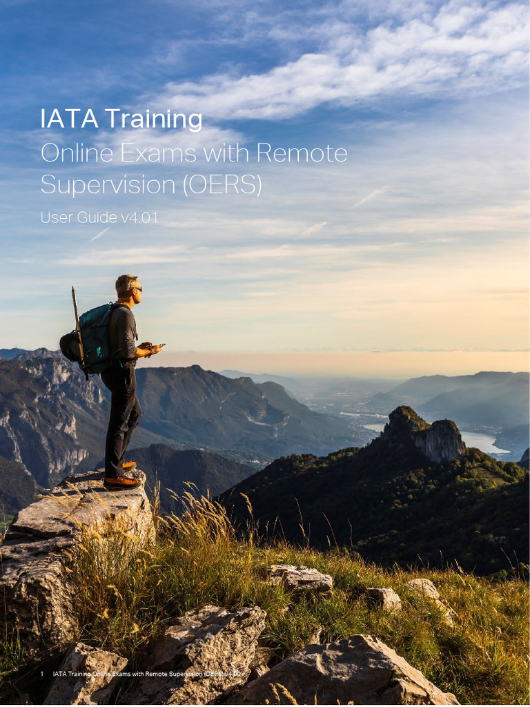 Iata Training Online Exam Remote Supervision Student User Guide | PDF