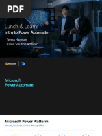 Power Automate Presentation | PDF