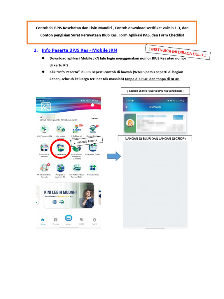 Contoh SS Dan Pengisian Berkas | PDF