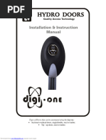 Digidoor III Manual | PDF | Door | Mains Electricity