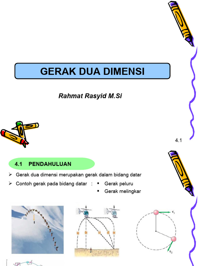 Gerak 2 Dimensi | PDF