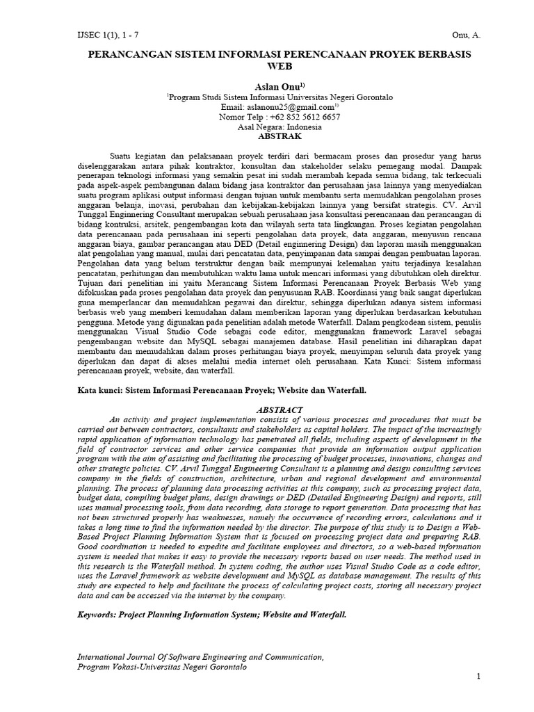 Jurnal Aslan Onu | PDF