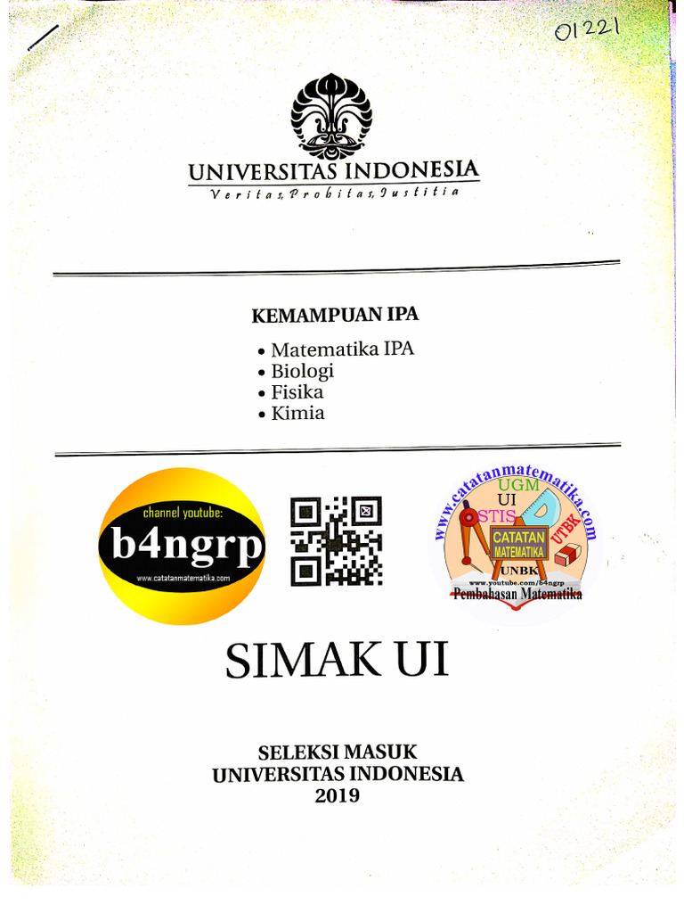 Kemampuan IPA Simak UI 2019 Kode 311 | PDF