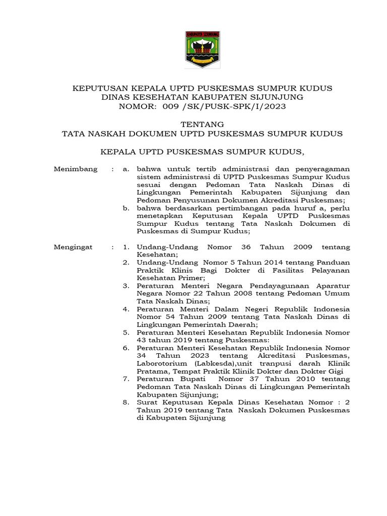 SK Tata Naskah (SPK) 2023 Ok | PDF