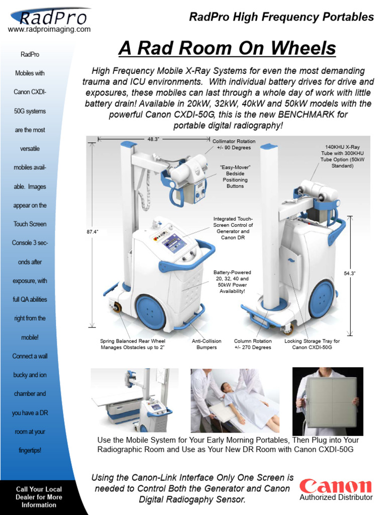 2010 11 Sedecal RadPro Product Brochure | PDF