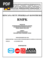CONTOH RMK. (Rencana Mutu Konstruksi) | PDF | Bisnis | Komputer