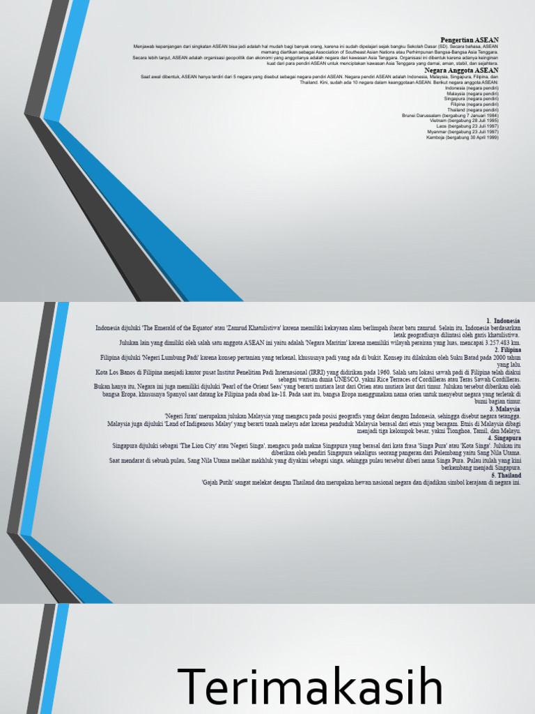 Eza Pengertian Assean | PDF