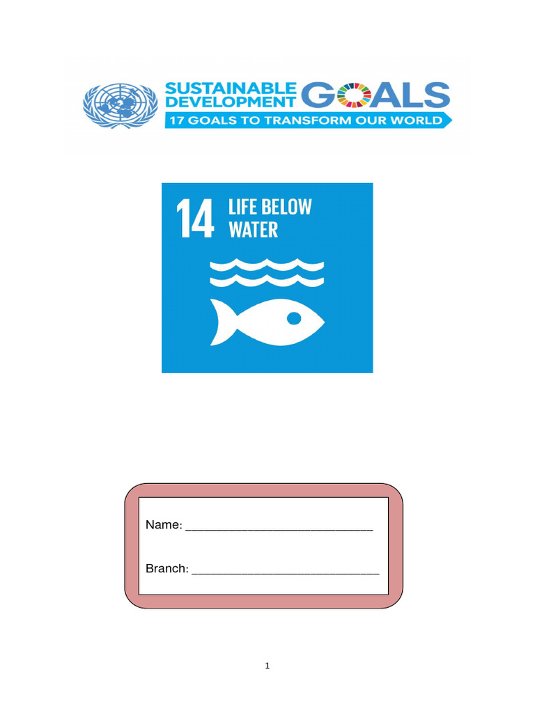 SDG14 Life Below Water | PDF