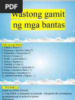 Gamit NG Mga Bantas | PDF