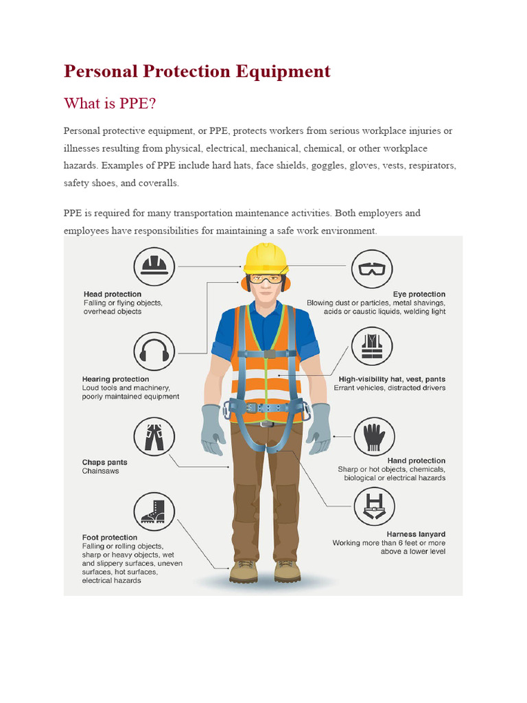 Personal Protection Equipment | PDF