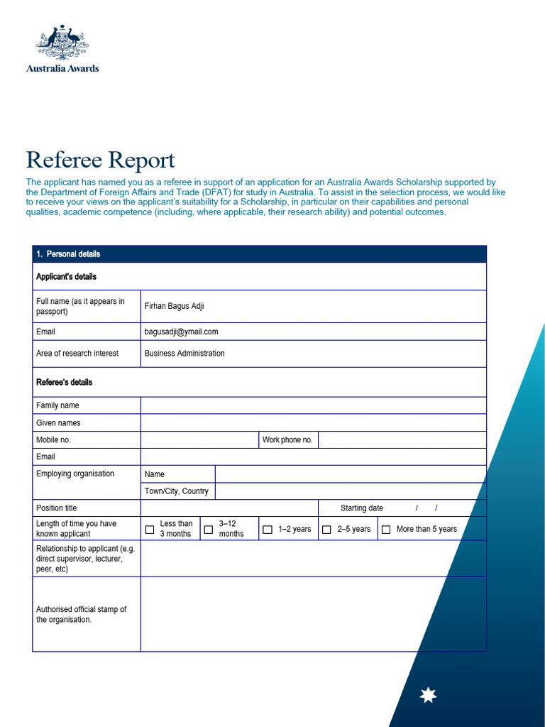 Referee Report Template AAS | PDF | Career & Growth