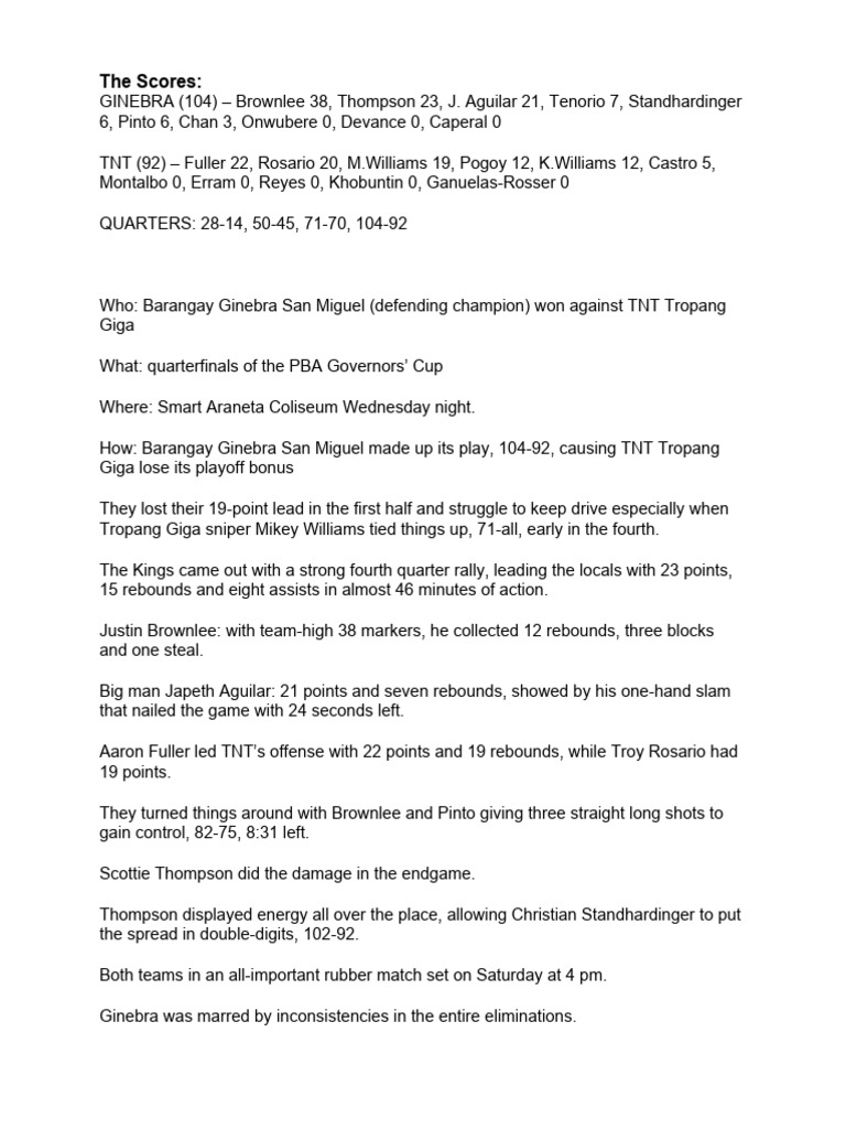 Sports Writing Fact Sheet | PDF