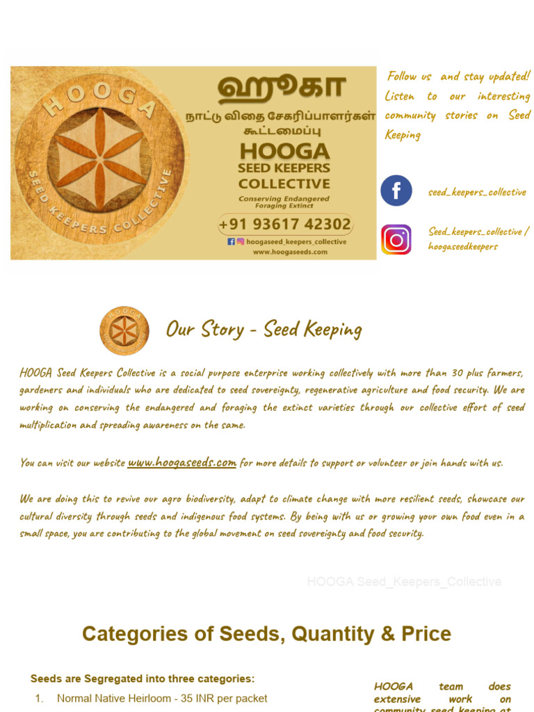 HOOGA Seed Catalogue Sep 2022-2 - Highlighted | PDF