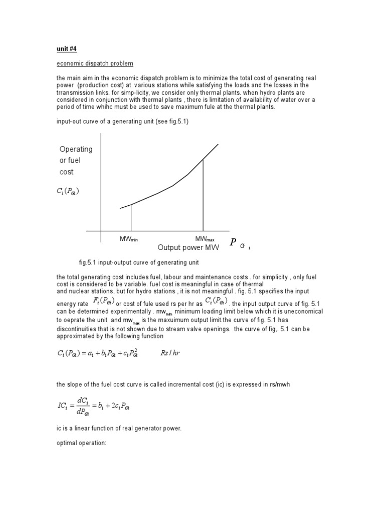 PSOC Unit#4 | PDF | Hydroelectricity | Mathematical Optimization