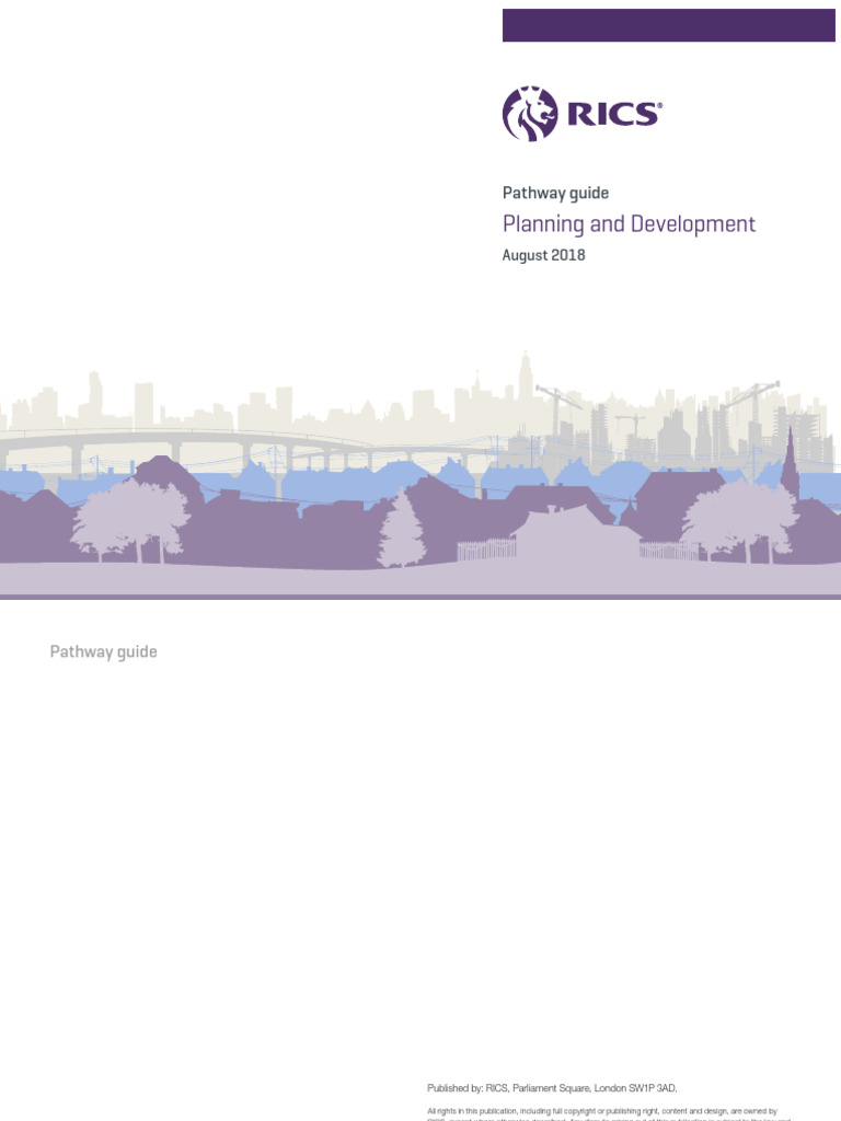 Planning Development Pathway Guide Associate Rics | PDF
