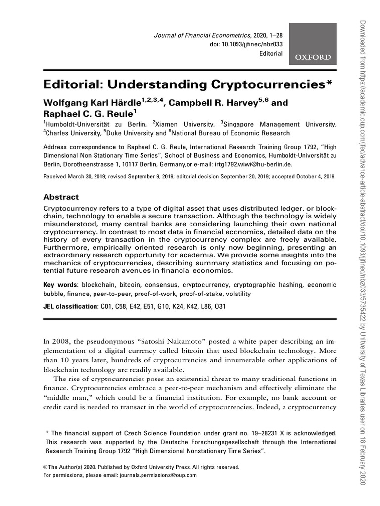 Understand Cryptocurrency | PDF