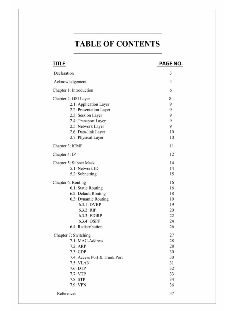 CCNA Project Report | PDF