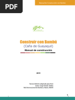 Manual de Construccion de Estructuras de Bambu | PDF
