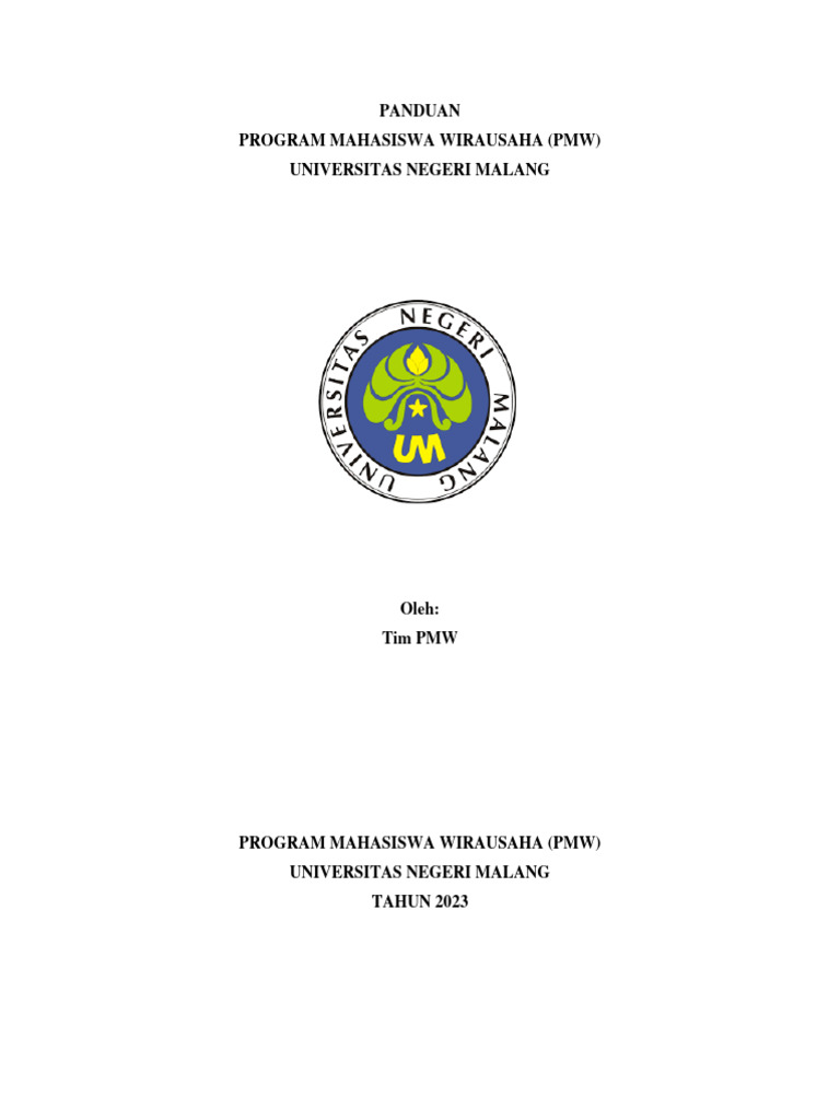 Panduan PMW 2023-Full | PDF