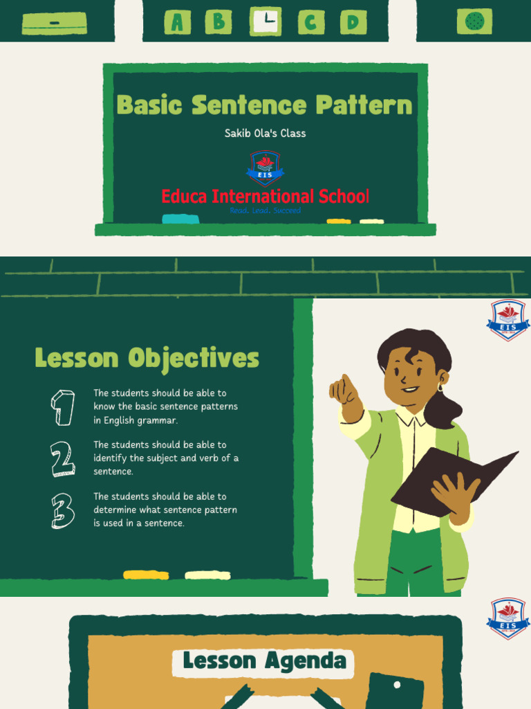 Basic Sentence Patterns | PDF