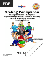 AP10 - q1 - Mod3 - Paghahandang Nararapat Gawin Sa Harap NG Panganib Na Dulot NG Suliraning ...