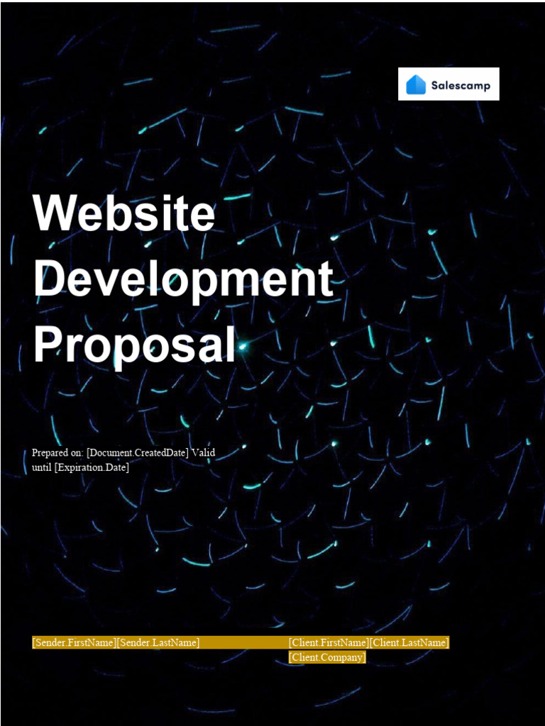 61643ba0d5c9be0b7b5013b5 - Website Development Proposal | PDF | Business
