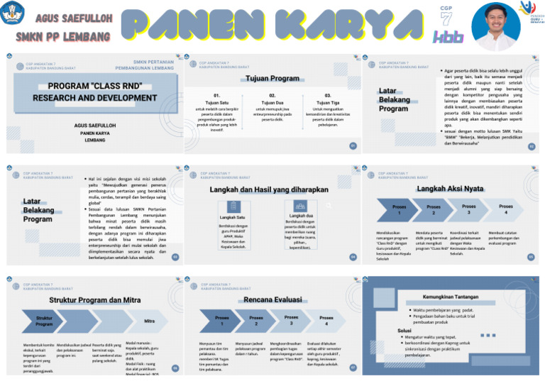 Poster A3 Panen Karya - Agus Saefulloh | PDF