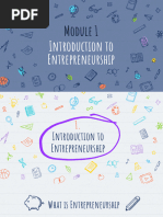 Entrepreneurship UNIT - 1 & 2 | PDF | Expense | Entrepreneurship