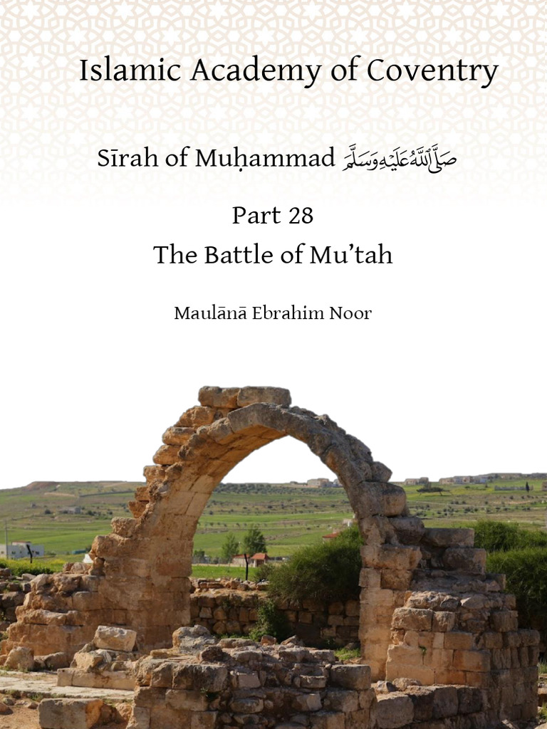 Seerah Part 28 The Battle of Mutah | PDF