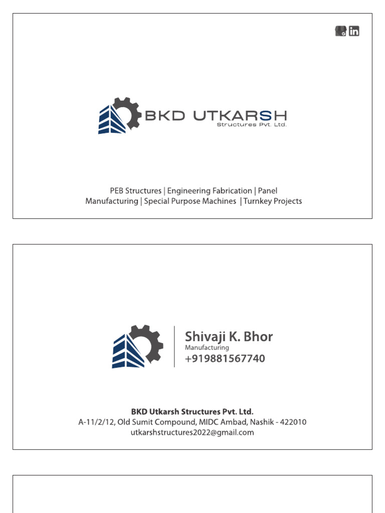 BKD Utkarsh Visiting Cards | PDF
