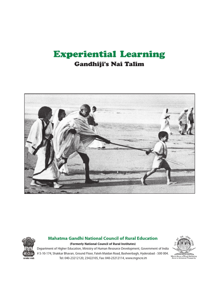 MGNCRE - Experiential Learning - Gandhiji's Nai Talim | PDF