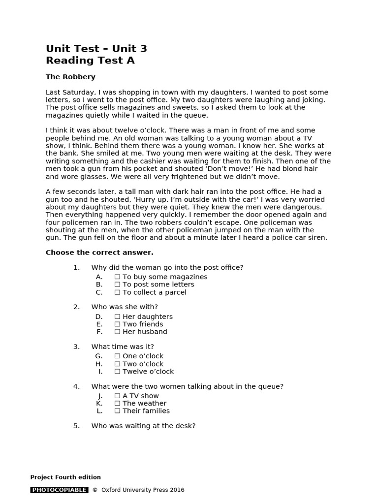 Unit 3 Reading | PDF