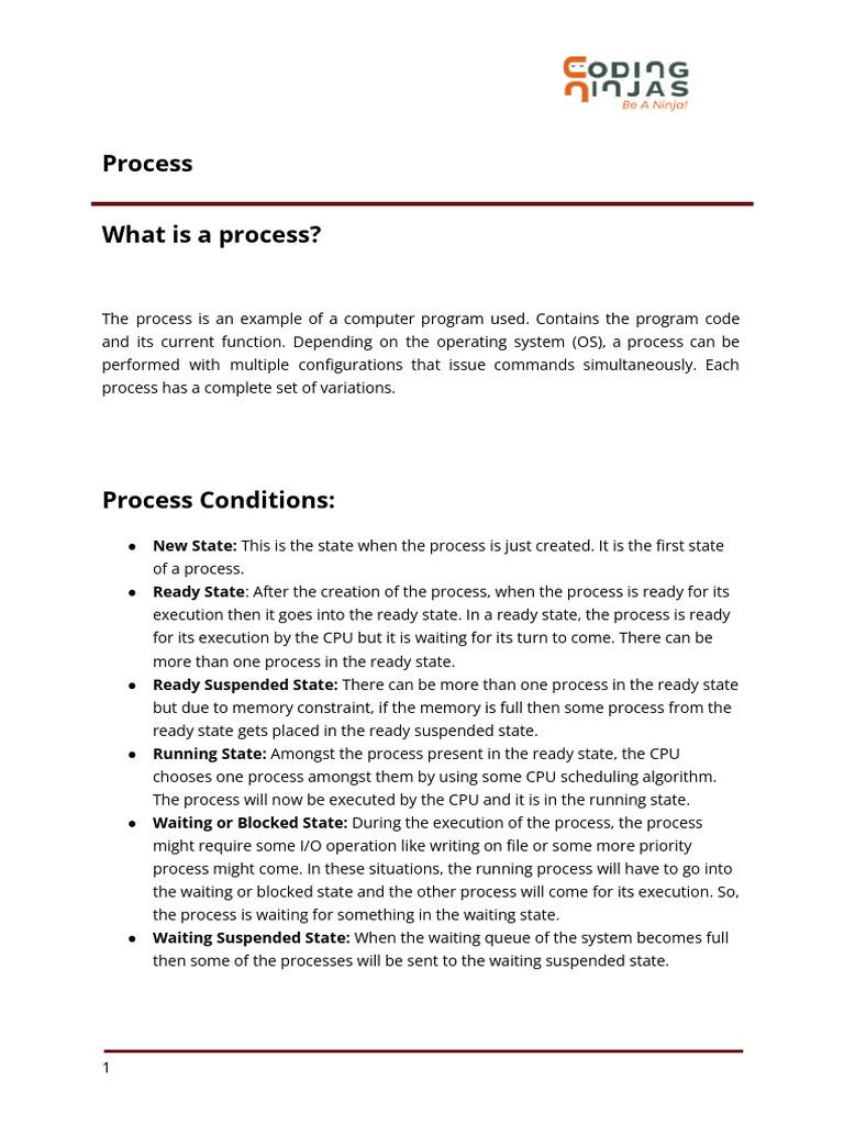 Gp Os Process Pdf Process Computing Scheduling Computing 8197