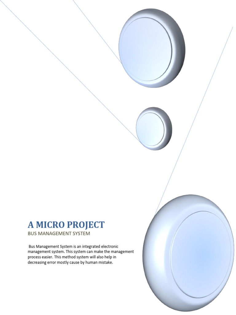 Bus Management System Project (Repaired) | PDF | Business | Computers