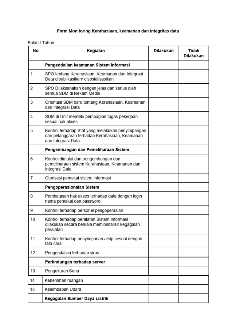 Monitoring Keamanan & Integritas Data | PDF | Komputer
