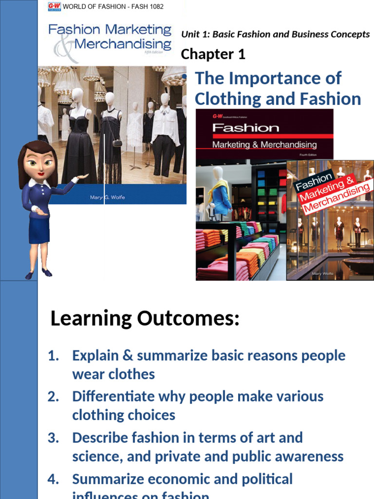 PowerPoint-Ch 1 The Importance of Clothing and Fashion | PDF