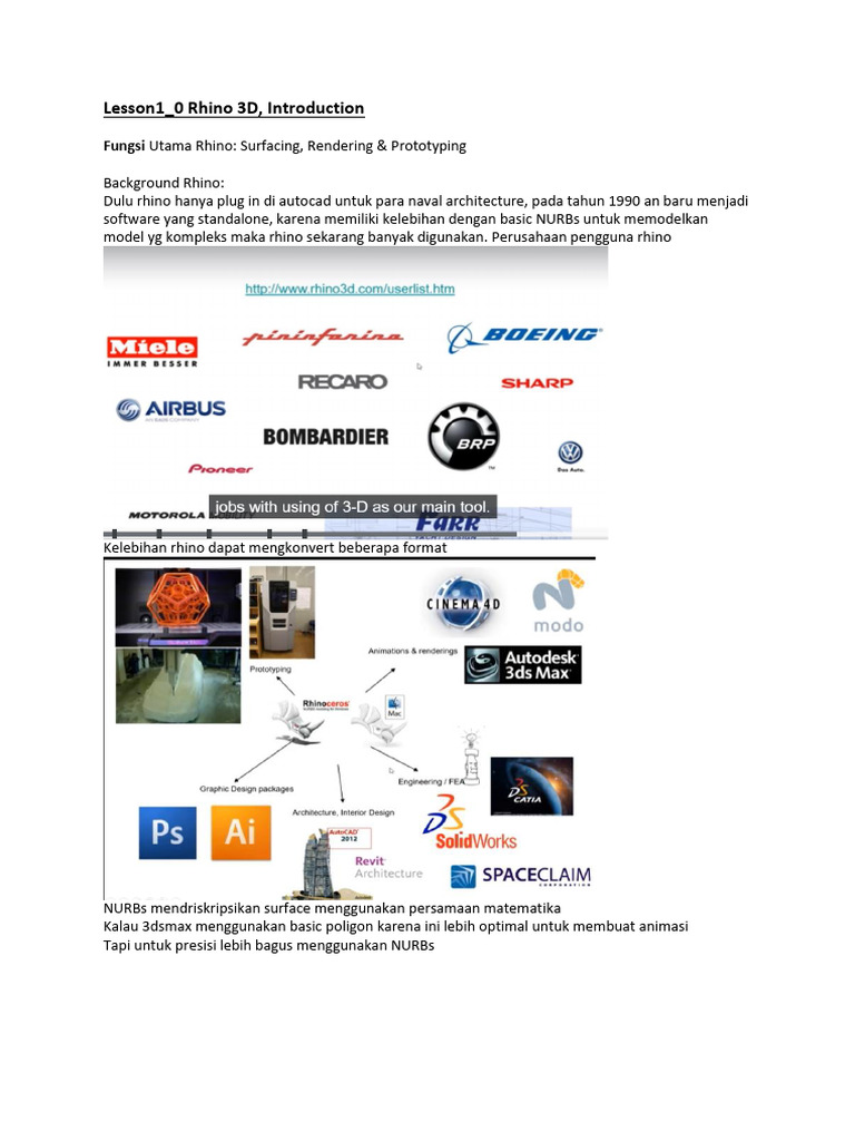 Materi 1 - Basic Modelling | PDF