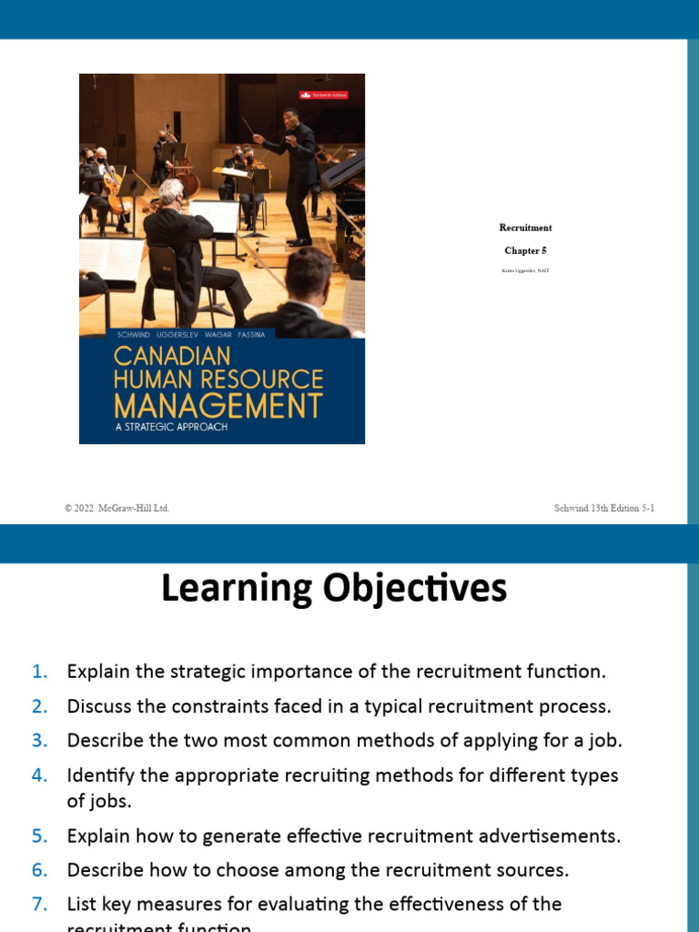 Chapter 5 - Recruitment | PDF