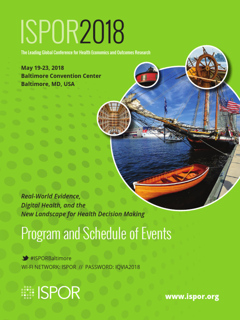 ISPOR 2018 Conference Agenda | PDF | Doctor Of Medicine | Doctor Of ...